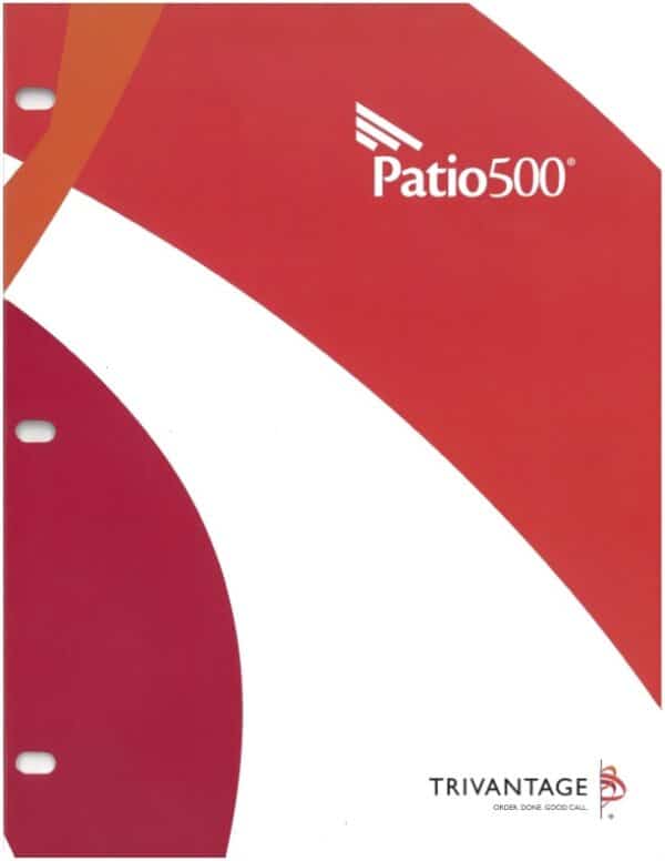 Patio 500 By TriVantage Color Sample Cards | Valrose
